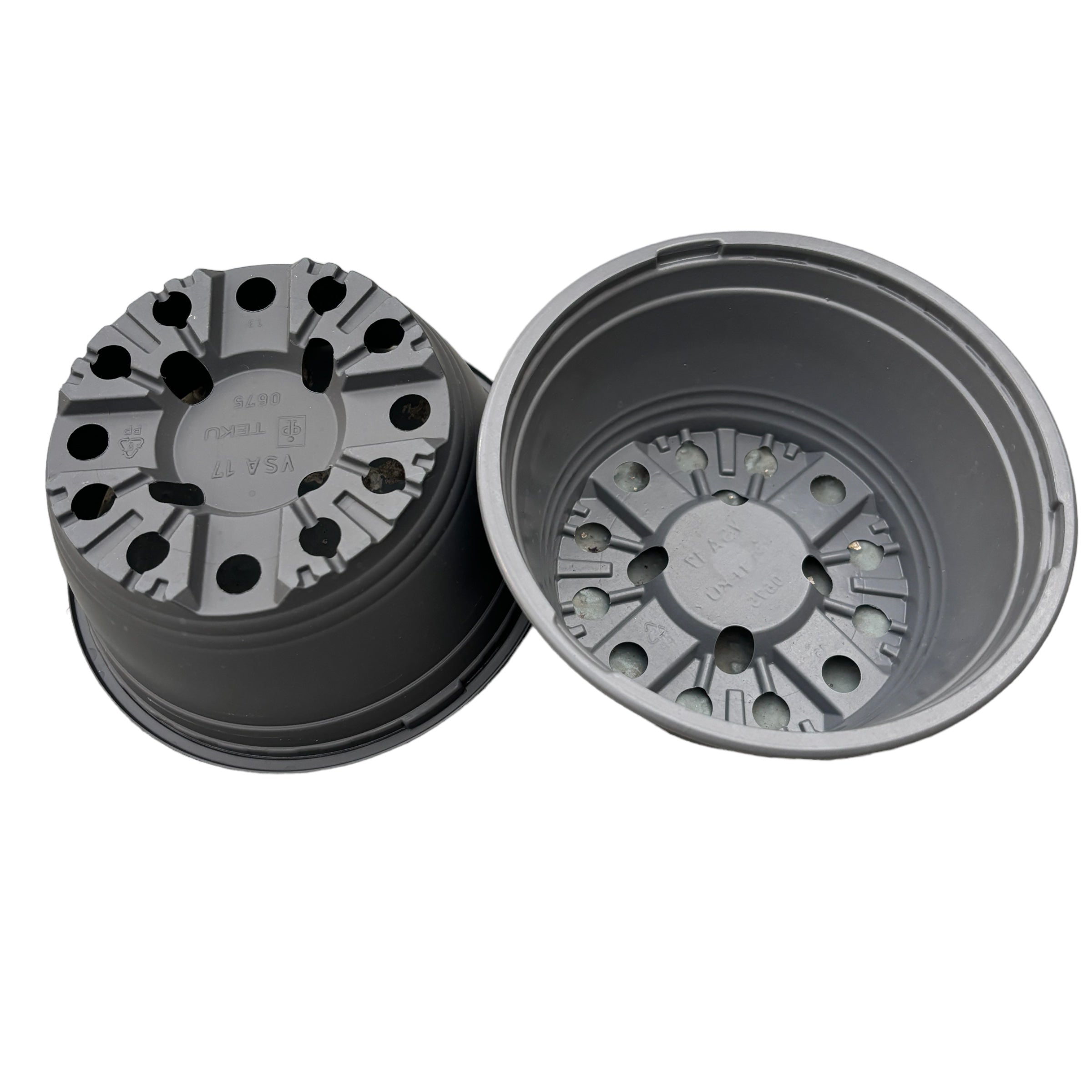 Ghiveci - bol, plastic (gri) D17 cm – Floraria Secret Garden (SG)